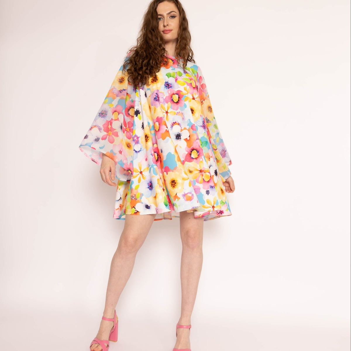 Twisted Wunder Sue Flare Sleeve Mini Dress| TWISTED WUNDER